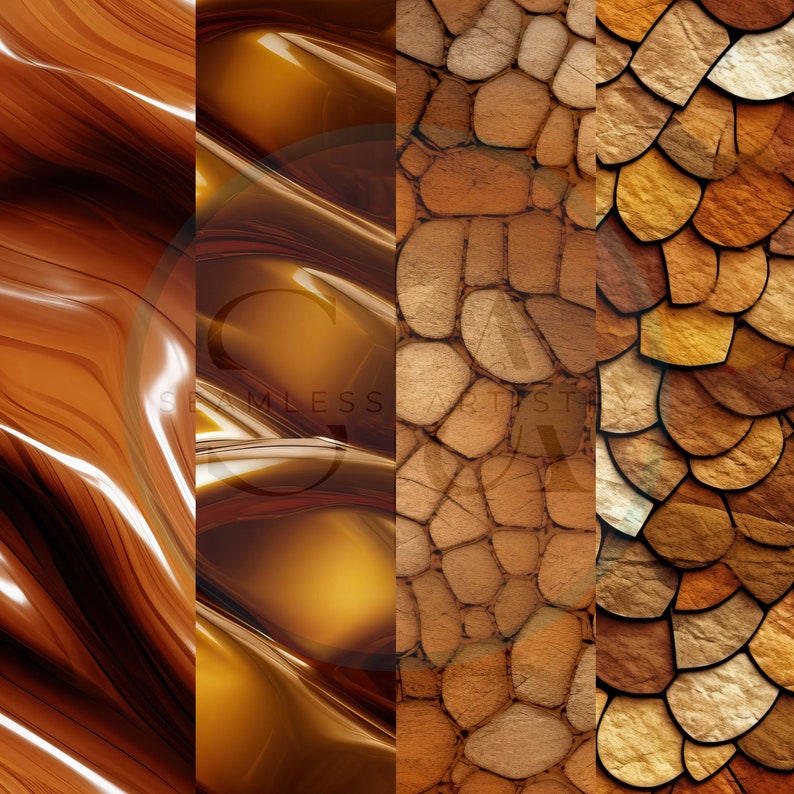Brown Textures - 20 Seamless Texture Patterns Digital Paper - Etsy