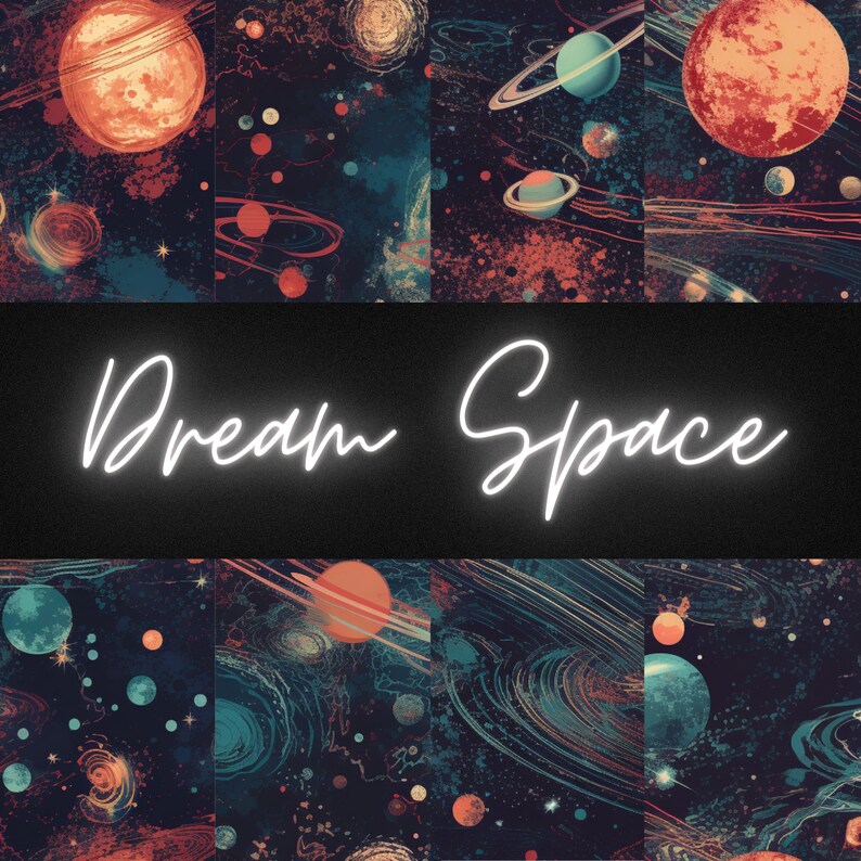 Galactic - 20 Seamless Patterns Textures Digital Paper - Etsy