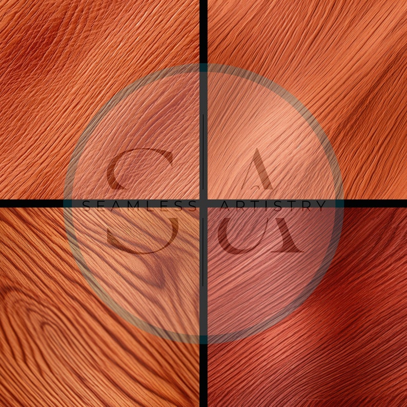 Red Oak Wood Grain - 20 Seamless Patterns Textures Digital Paper - Etsy