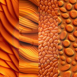 Orange Textures - 20 Seamless Texture Patterns Digital Paper - Etsy