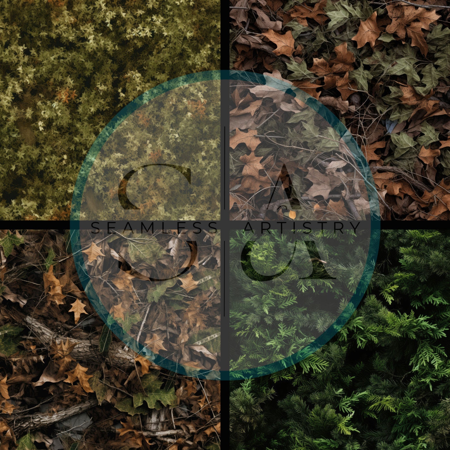 Realistic Camouflage - 20 Seamless Texture Patterns Digital Paper - Etsy