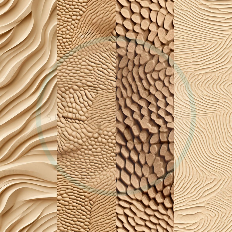 Beige Tan Textures 20 Seamless Texture Patterns Digital Paper - Etsy
