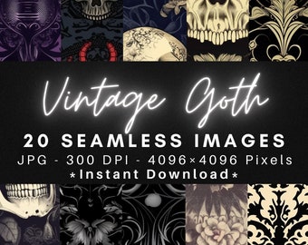Horrific & Scary 20 Seamless Texture Patterns Digital Paper - Etsy