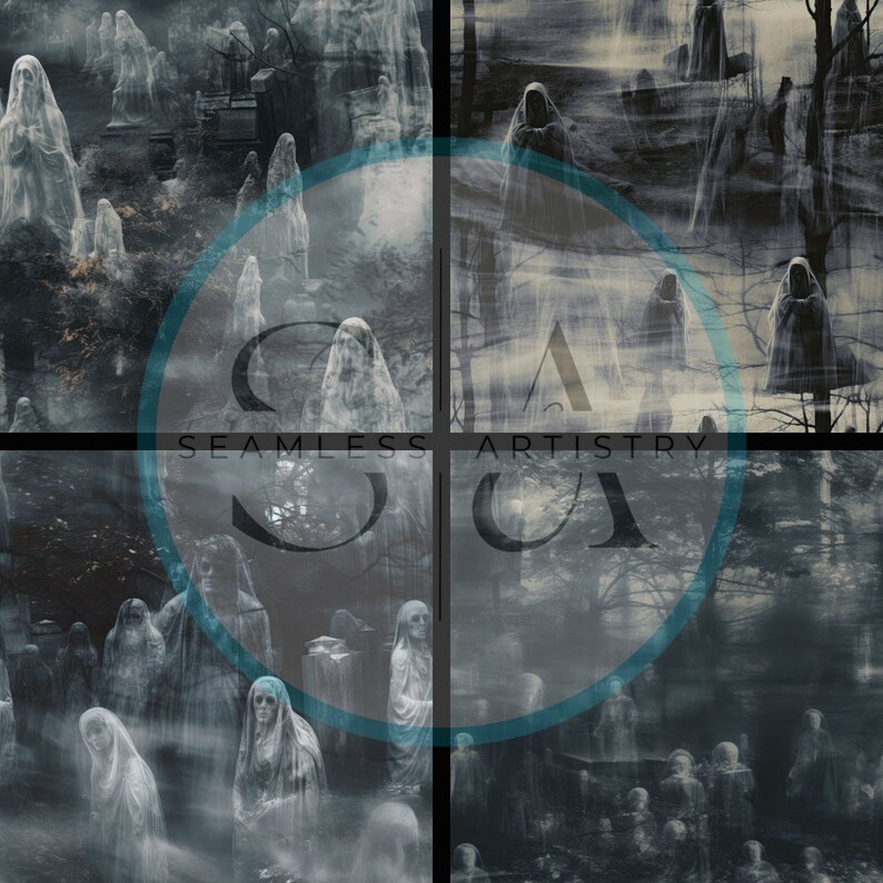 Horrific & Scary - 20 Seamless Texture Patterns Digital Paper - Etsy