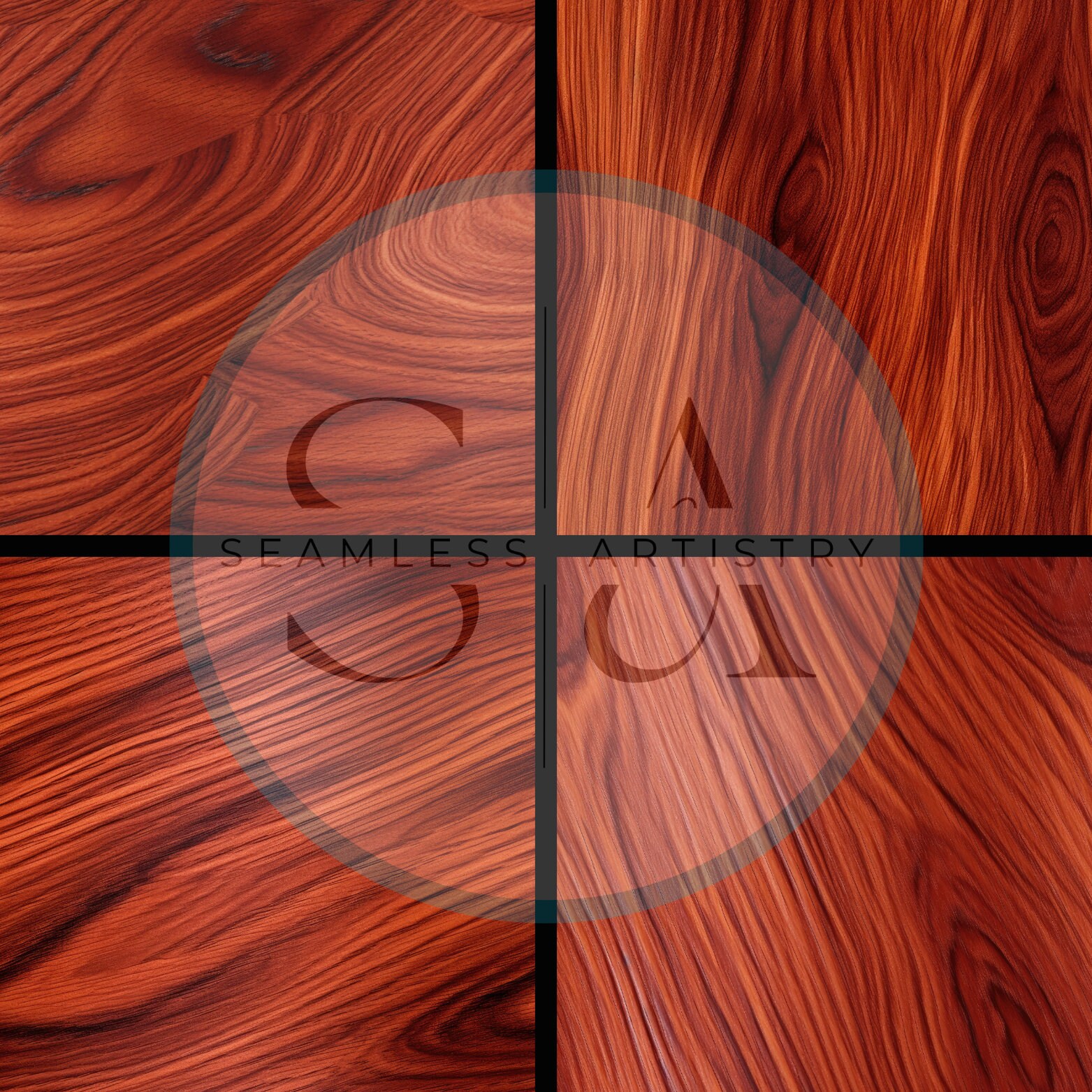 Rosewood Wood Grain - 20 Seamless Patterns Textures Digital Paper - Etsy