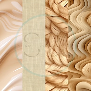 Beige Tan Textures - 20 Seamless Texture Patterns Digital Paper - Etsy