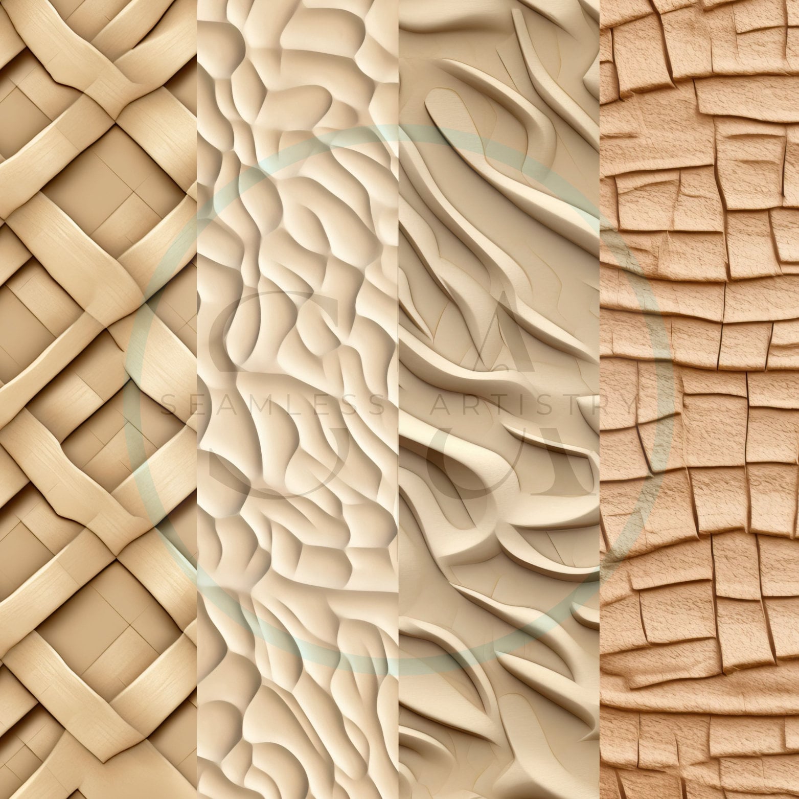 Beige Tan Textures 20 Seamless Texture Patterns Digital Paper - Etsy