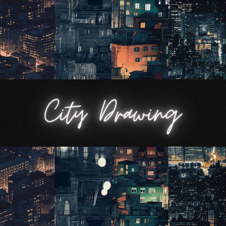 Cityscapes 20 Seamless Patterns Textures Digital Paper - Etsy