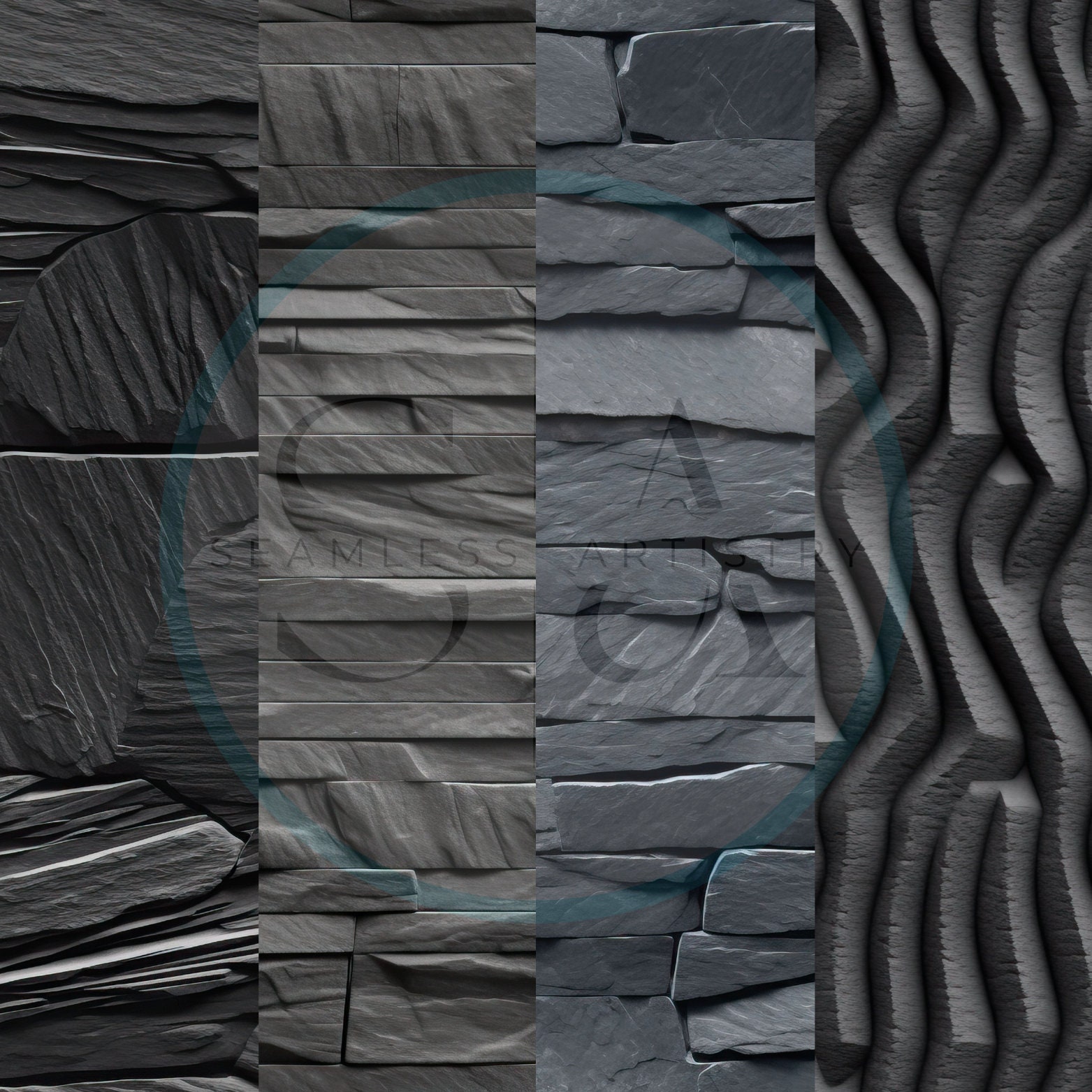 Grey Textures - 20 Seamless Texture Patterns Digital Paper - Etsy