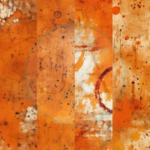 Orange Textures - 20 Seamless Texture Patterns Digital Paper - Etsy