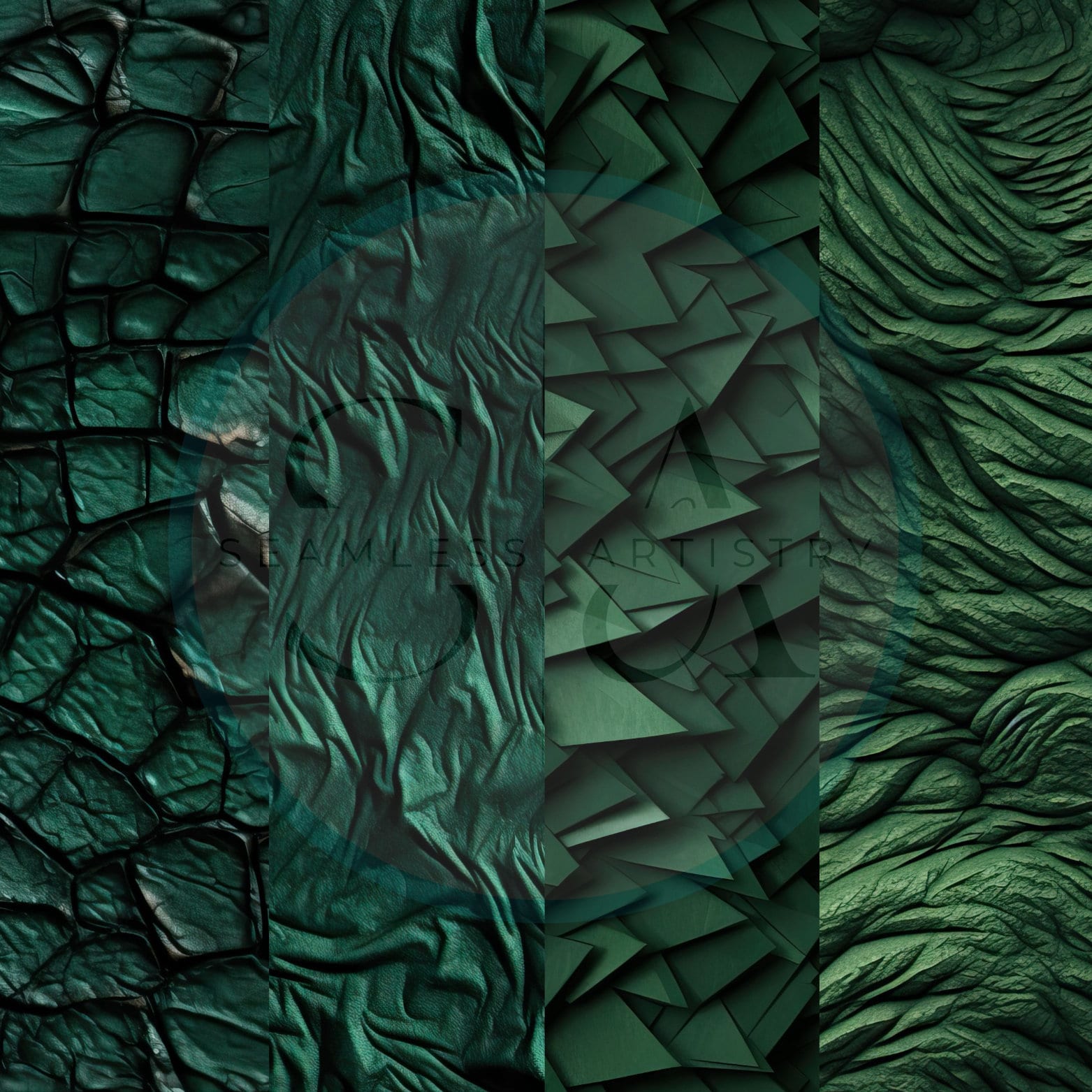 Green Textures - 20 Seamless Texture Patterns Digital Paper - Etsy