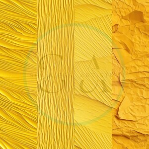 Yellow Textures - 20 Seamless Texture Patterns Digital Paper - Etsy