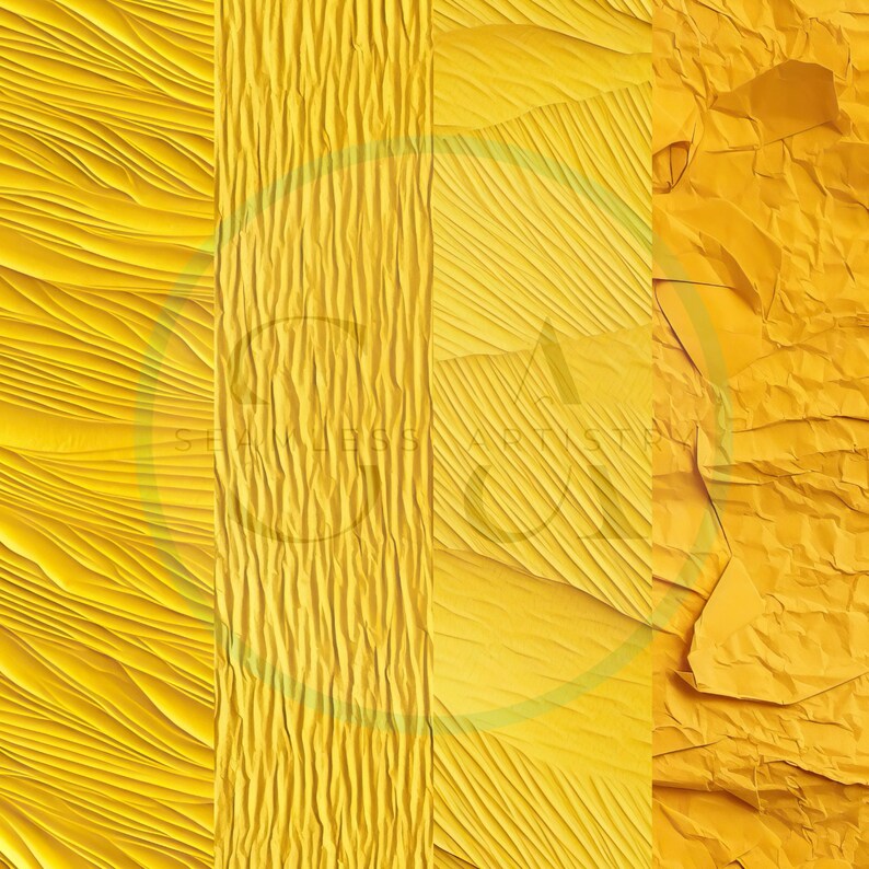 Yellow Textures 20 Seamless Texture Patterns Digital Paper - Etsy