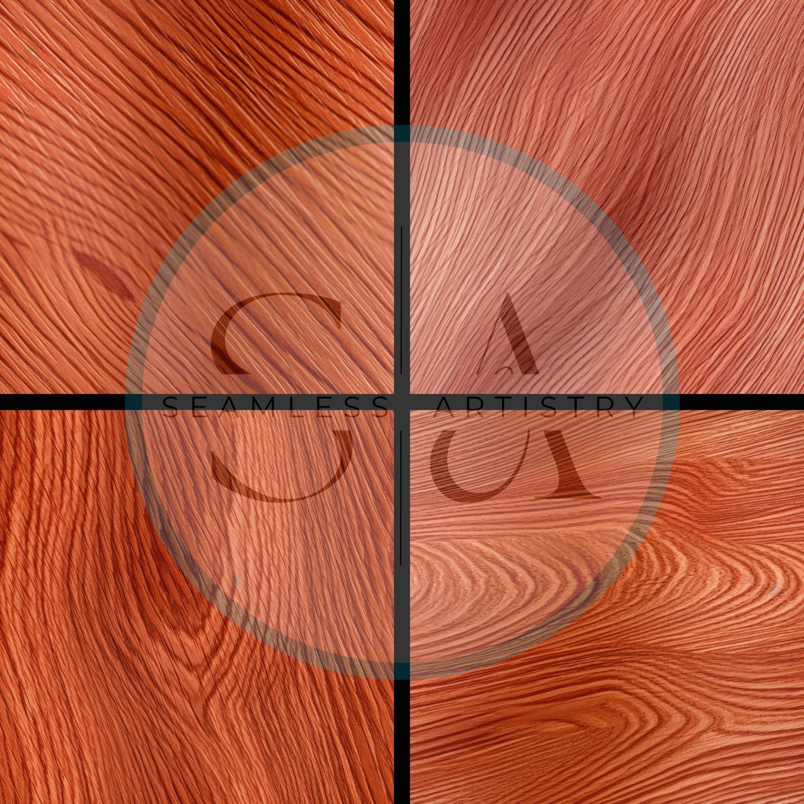 Red Oak Wood Grain - 20 Seamless Patterns Textures Digital Paper - Etsy UK