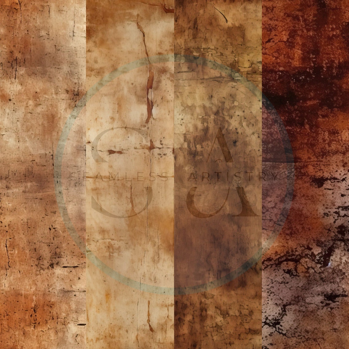 Brown Textures - 20 Seamless Texture Patterns Digital Paper - Etsy