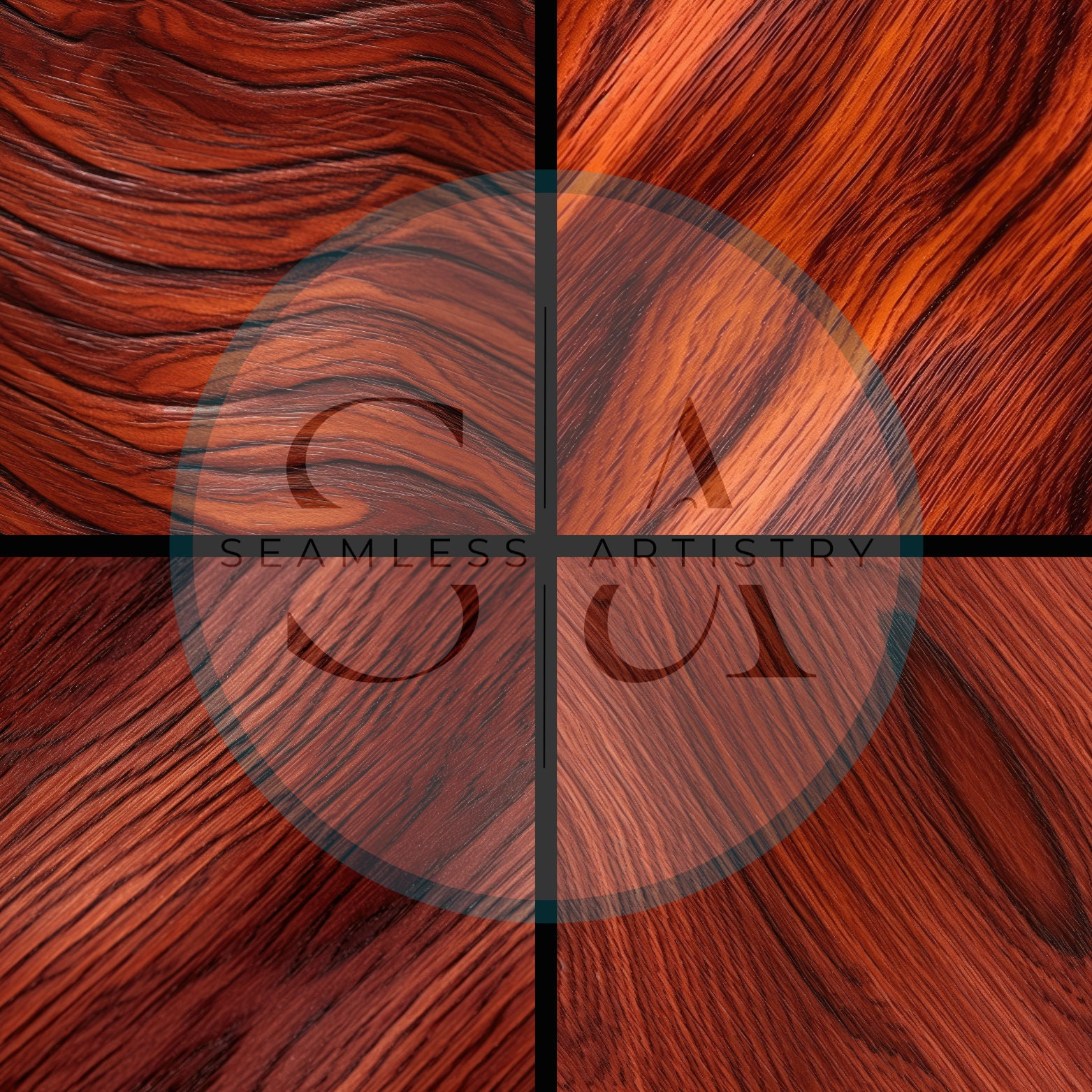 Rosewood Wood Grain - 20 Seamless Patterns Textures Digital Paper - Etsy
