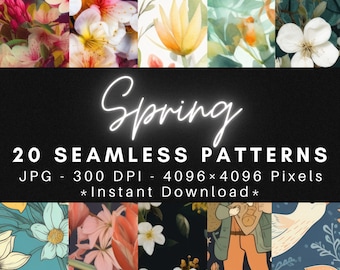 Rainbow Textures 20 Seamless Texture Patterns Digital Paper - Etsy