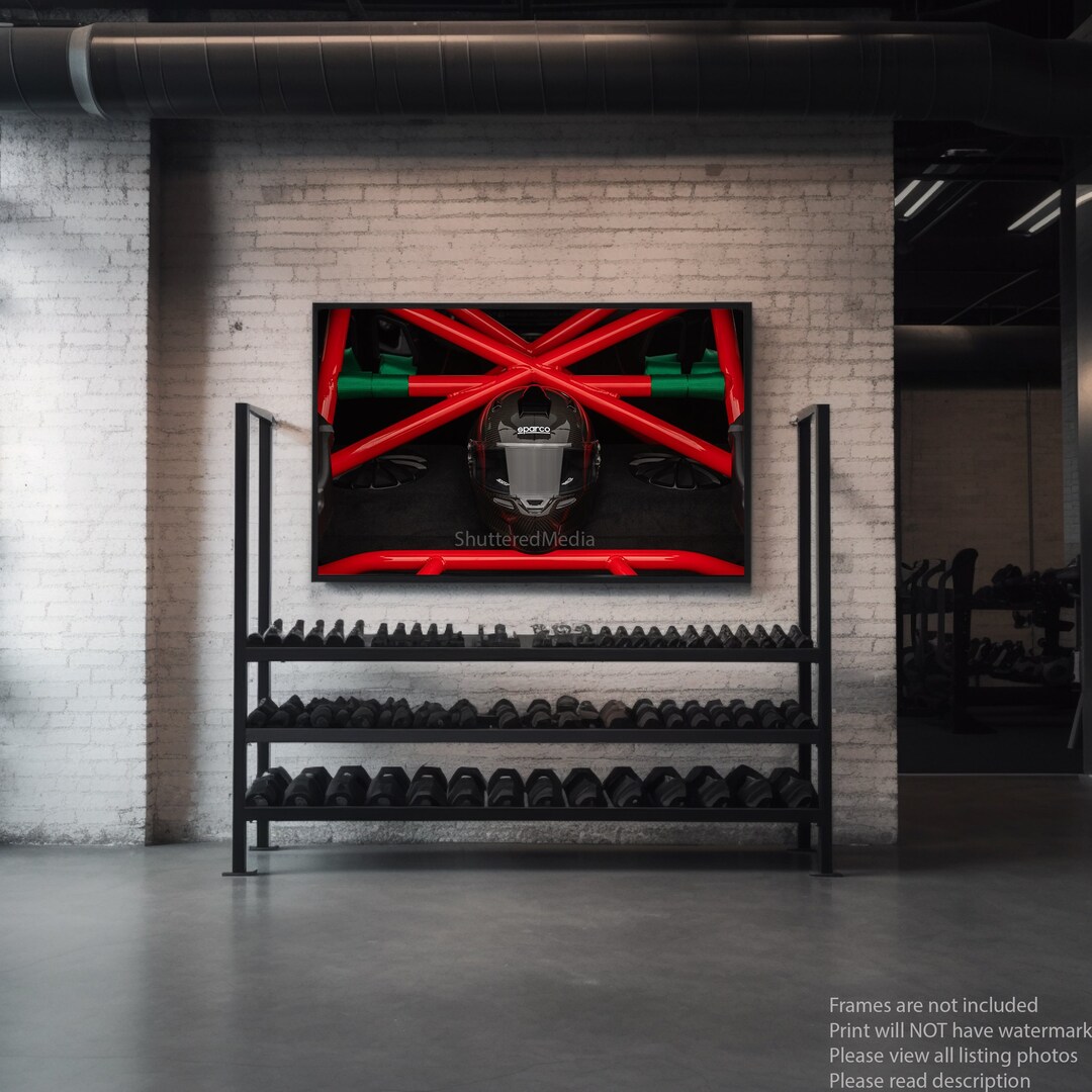 Race Helmet Art Print, Race Car Poster, Car Photography Posters, Car ...