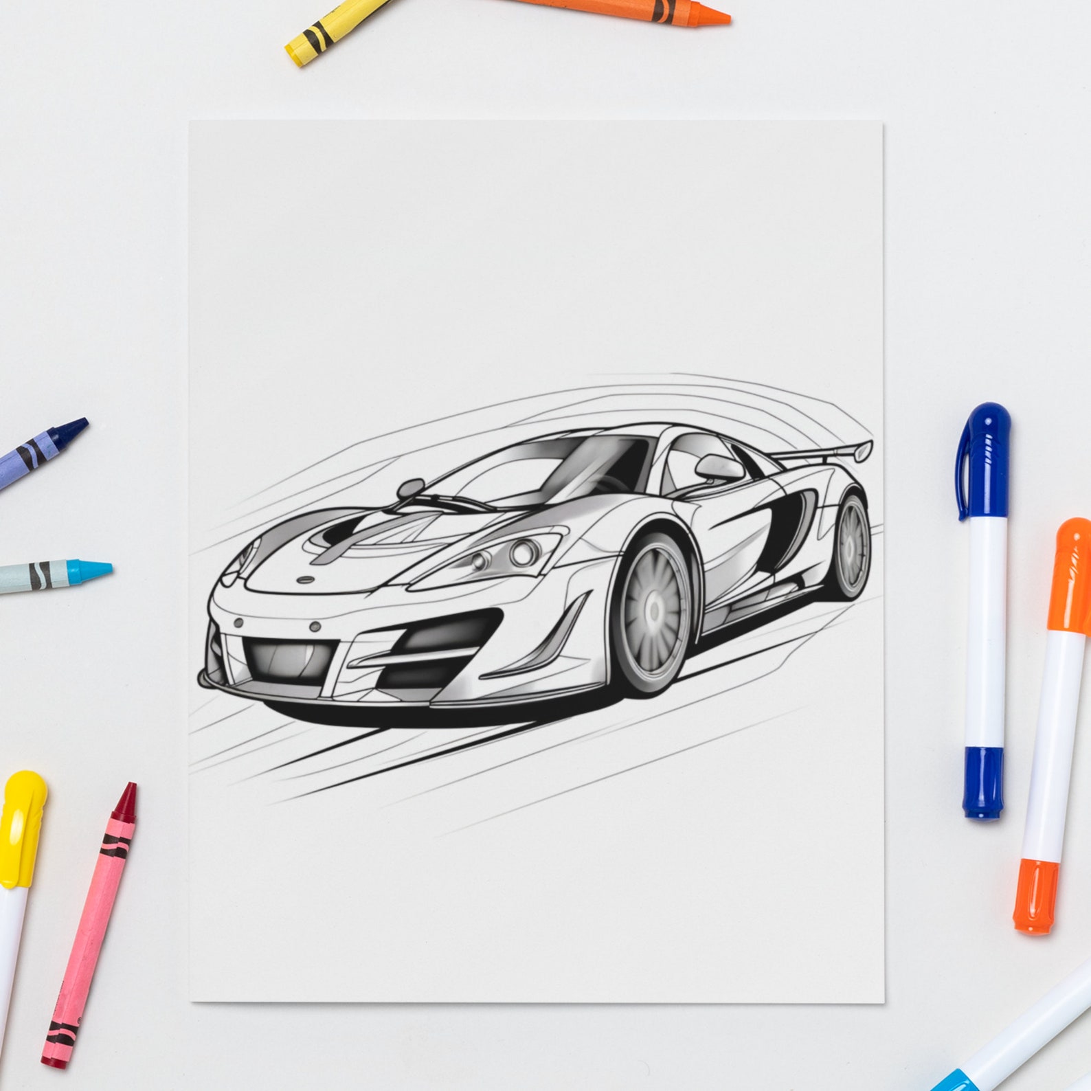 15 Awesome Car and Truck Coloring Pages for Kids and Adults - Car ...