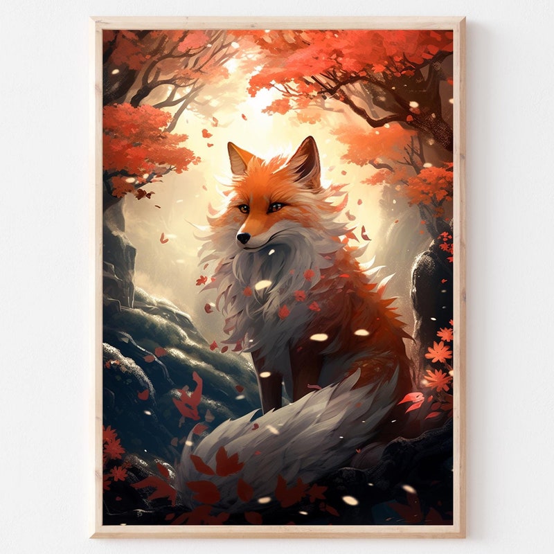 Kitsune Art - Etsy