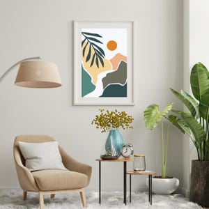 Printabel Boho Wall Art Decor, Botanical Art, Boho Style Poster ...
