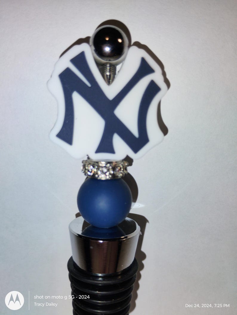 New York Baseball Team Wine Stopper - Etsy