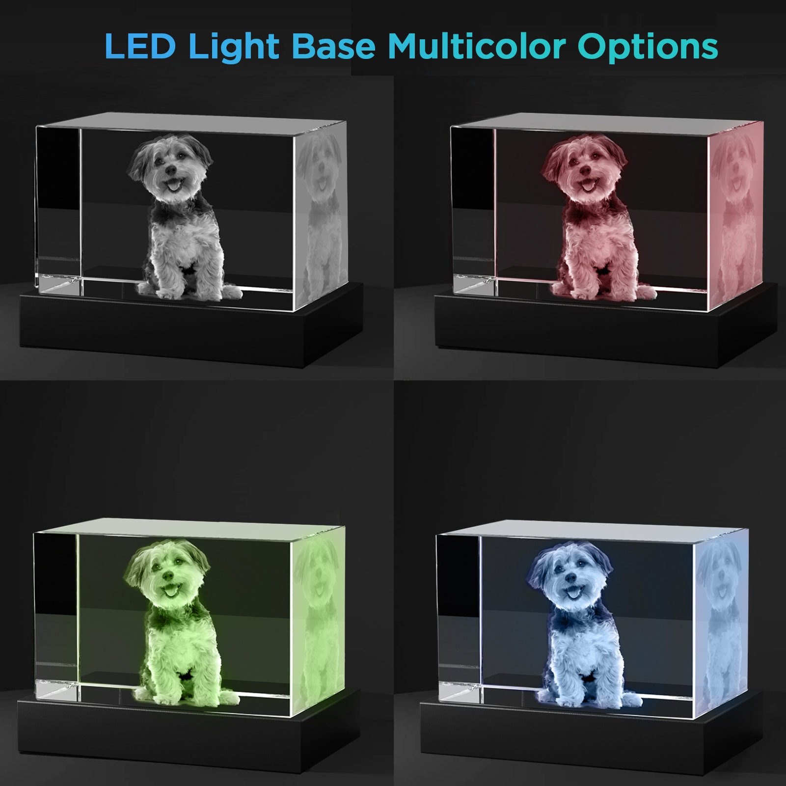 Custom 3D Crystal Photo: Personalized Engraved Picture Gift - Etsy