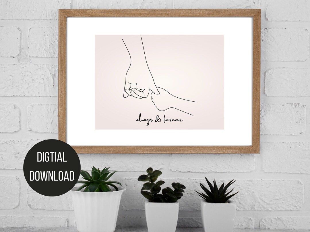 Baby Hand, Minimalist Digital Newborn Baby Holding Mother's Finger ...
