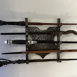 Hogwarts Wall-mounted Wand Rack - Etsy