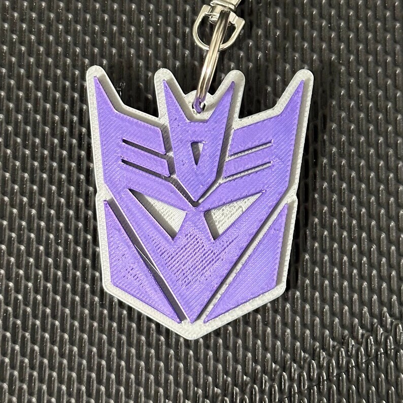 3D Printed Transformers Faction Symbol Keychain/zipper Pull - Etsy