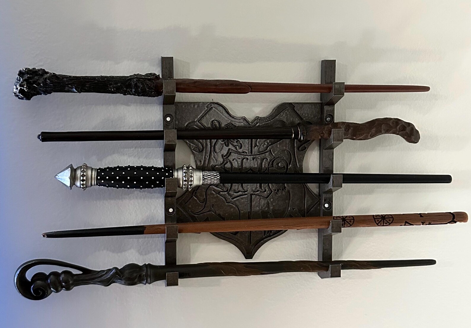 3D Printed Wall-mounted Wand Rack - Etsy