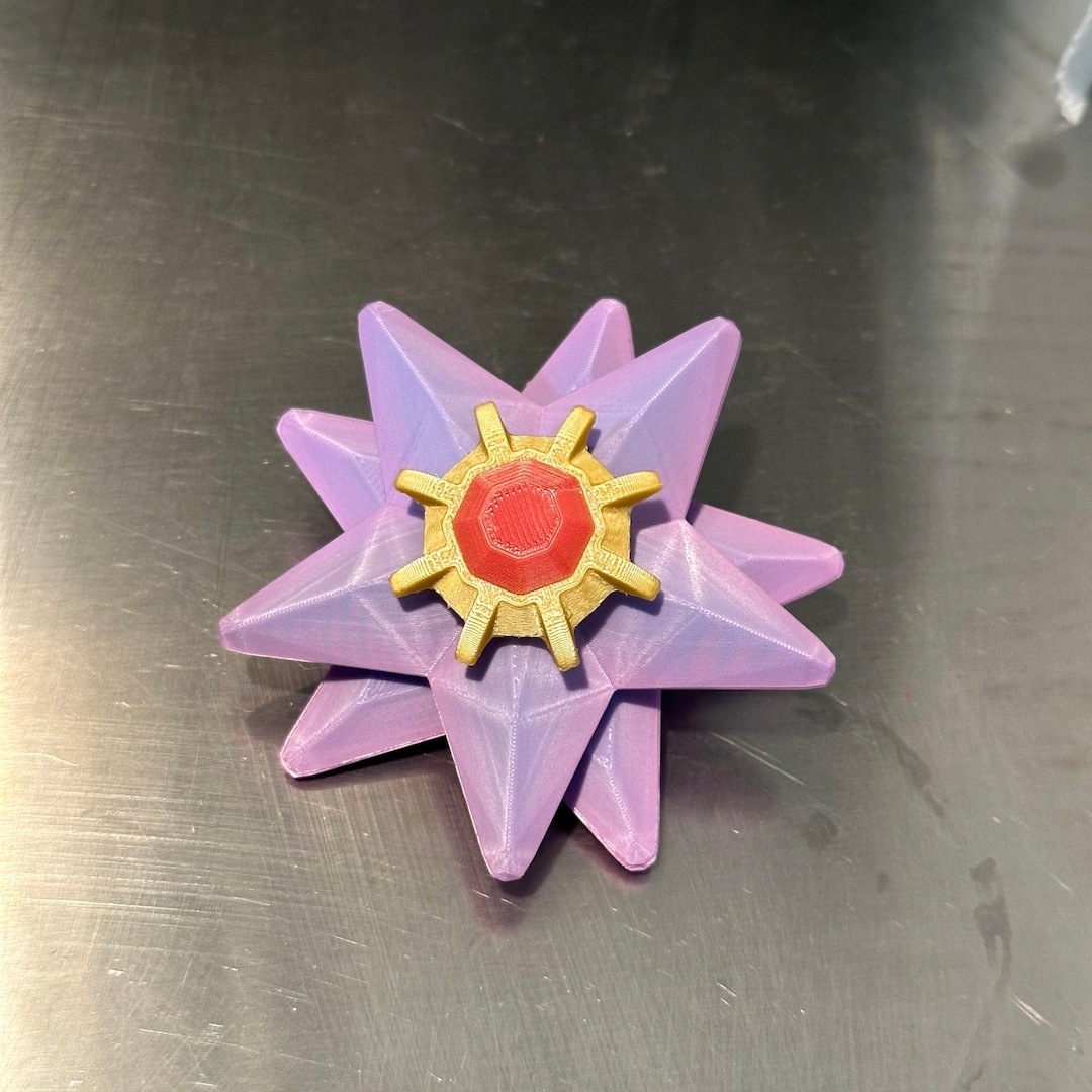 3D Printer Starmie Pokemon Fidget Toy - Etsy