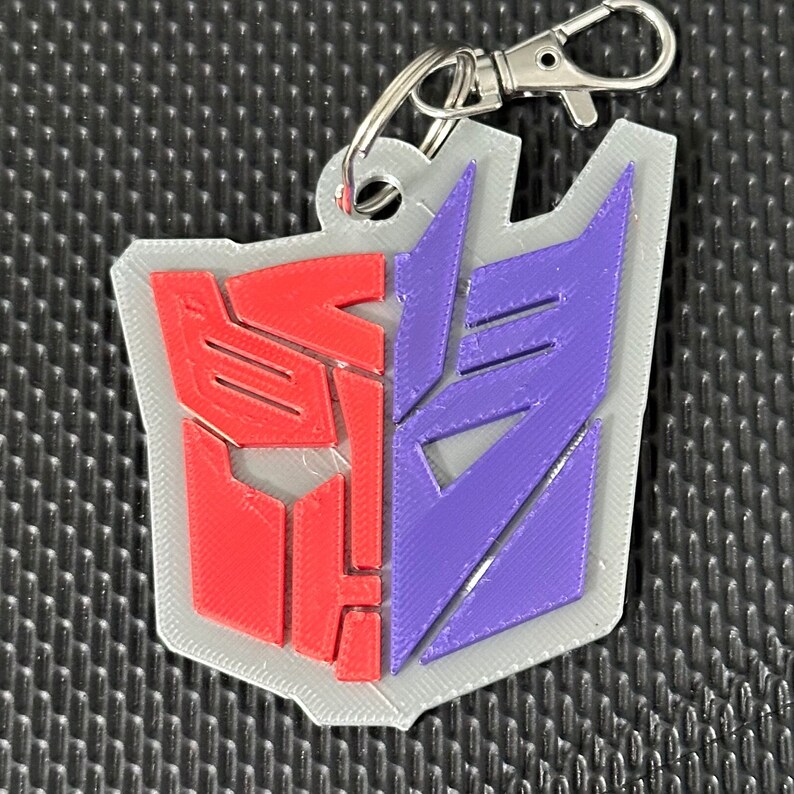 3D Printed Transformers Faction Symbol Keychain/zipper Pull - Etsy