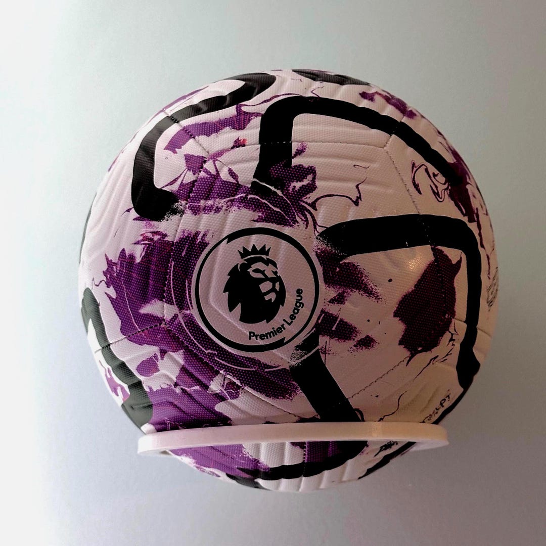 3D Printed Wall-mounted Soccer Ball Display - Etsy