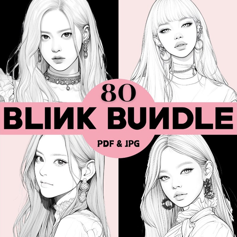 Kpop Demon Hunters Coloring Pages - Etsy