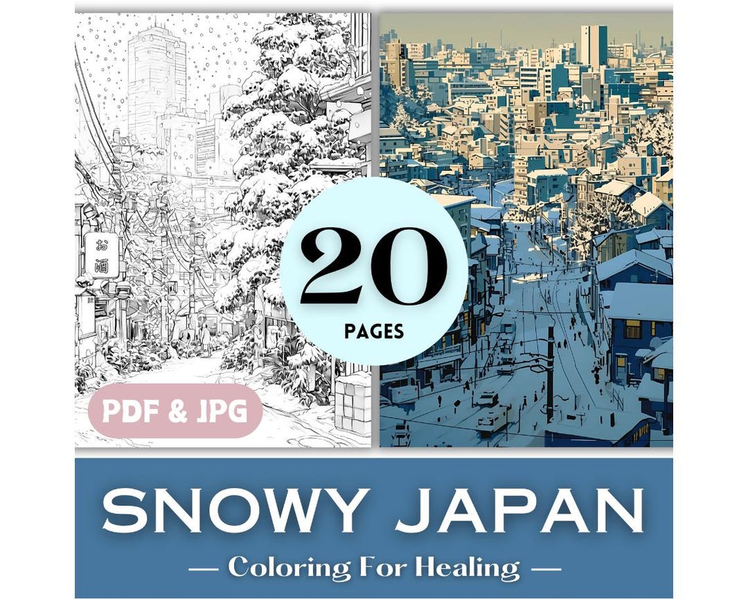 Ghibli Lovers Birthday Gift Coloring Pages Winter Japanese Anime Ghibli ...
