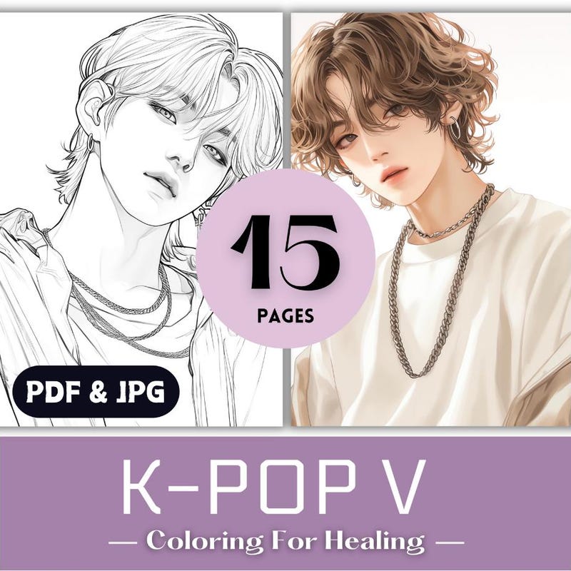 Bts Army Coloring Pages - Etsy
