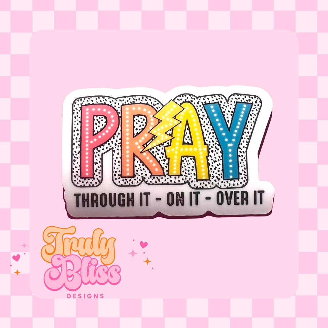 Pray Sticker, Spiritual Sticker, Faith Sticker, Kindle Sticker, Laptop ...