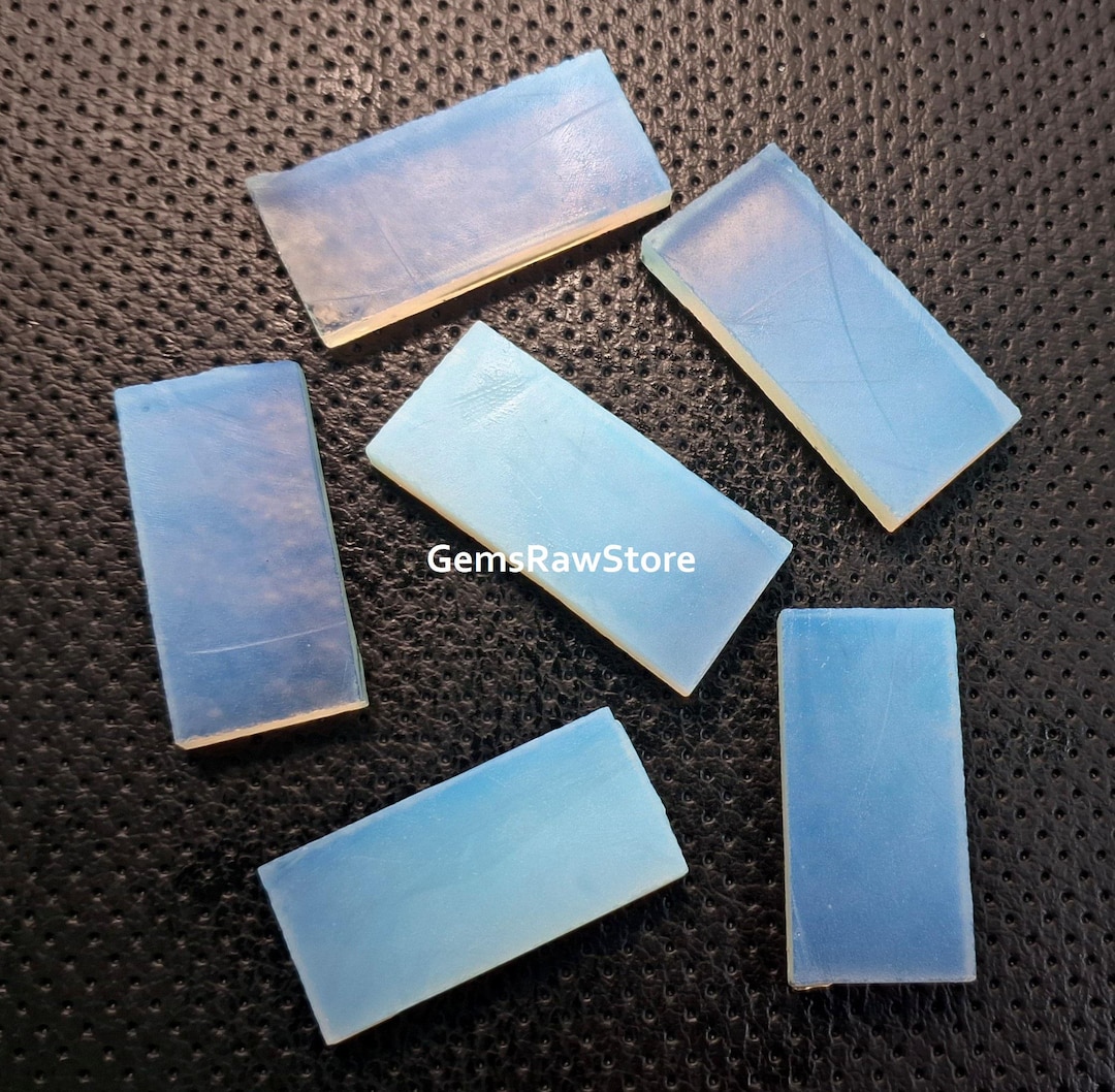 1 Piece Pack Blue Opalite Slab 40-50 MM Size, Blue Opalite Raw Crystal Slab, Opalite Rough Slab ...