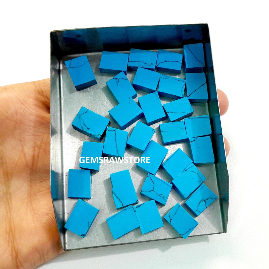 15 Piece Raw Indian Turquoise: December Birthstone (10-12 MM) - Etsy