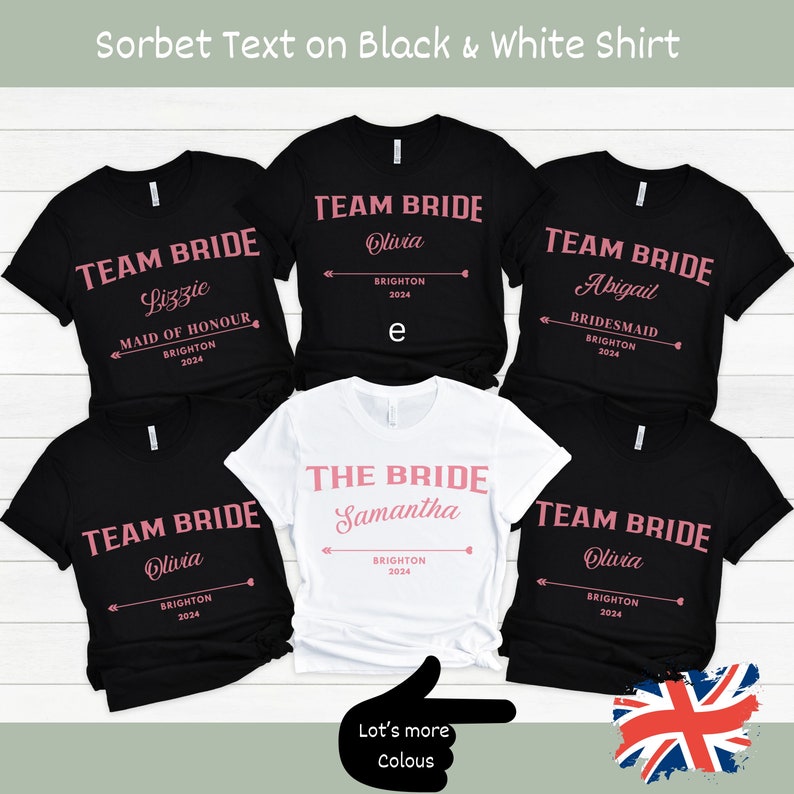 Hen Party Team Bride Shirt, Boho Hen Do Tshirts, Bachelorette Party T ...
