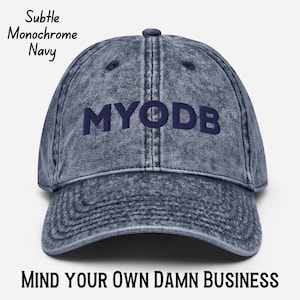 Vote Cap, Mind Your Own Damn Business MYODB Hat, Waltz Kamala Harris ...