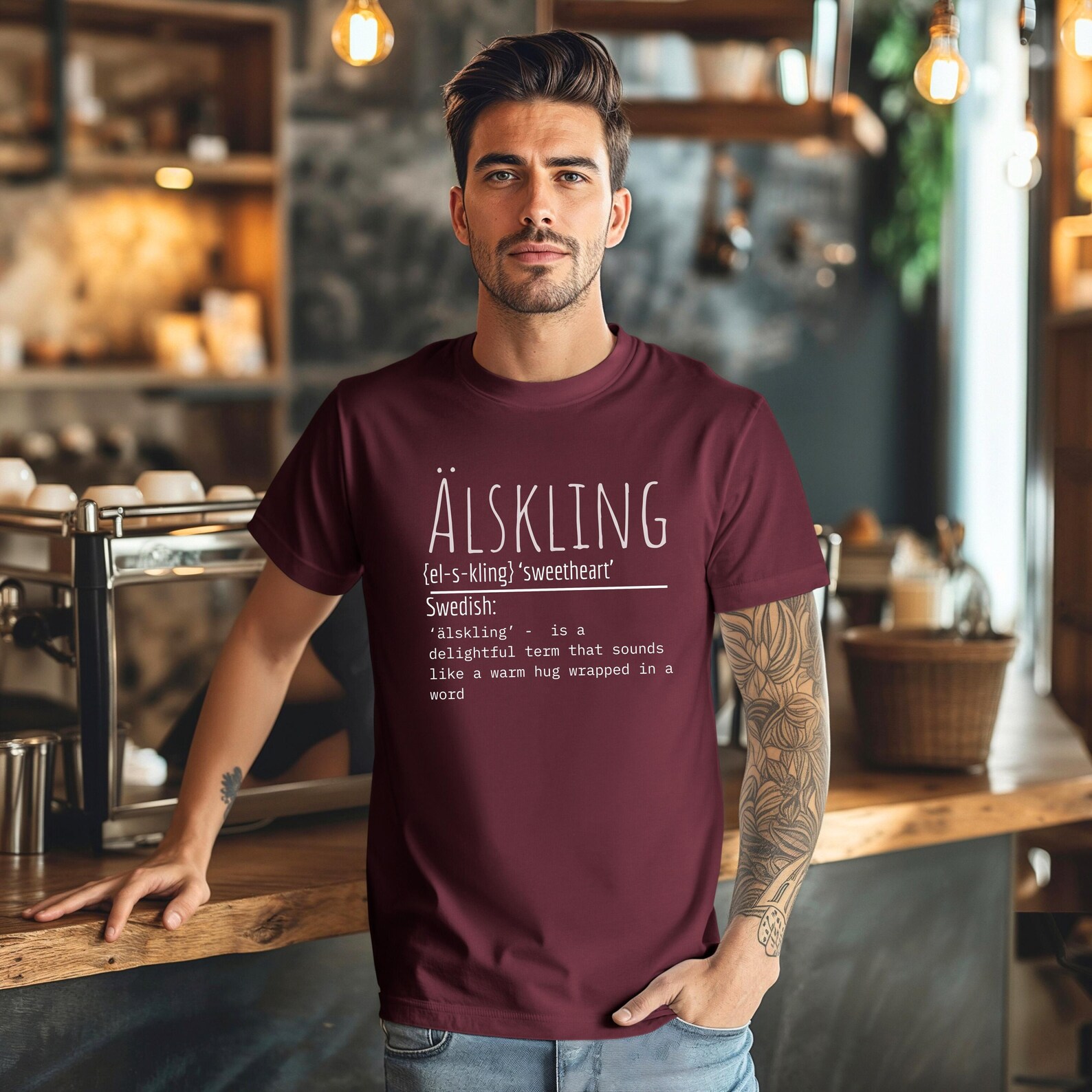 Älskling T-shirt Swedish Sweetheart Definition Hygge Gift - Etsy