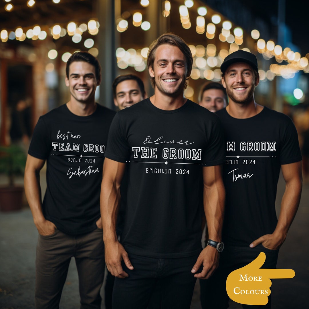 Custom Stag Party T Shirts, Team Groom T Shirt, Stag Crew Shirts ...