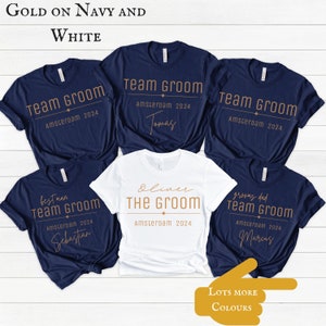 Personalised Stag Party T Shirts, Team Groom T Shirt, Stag Crew Party ...