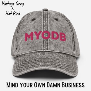 Vote Cap, Mind Your Own Damn Business MYODB Hat, Waltz Kamala Harris ...