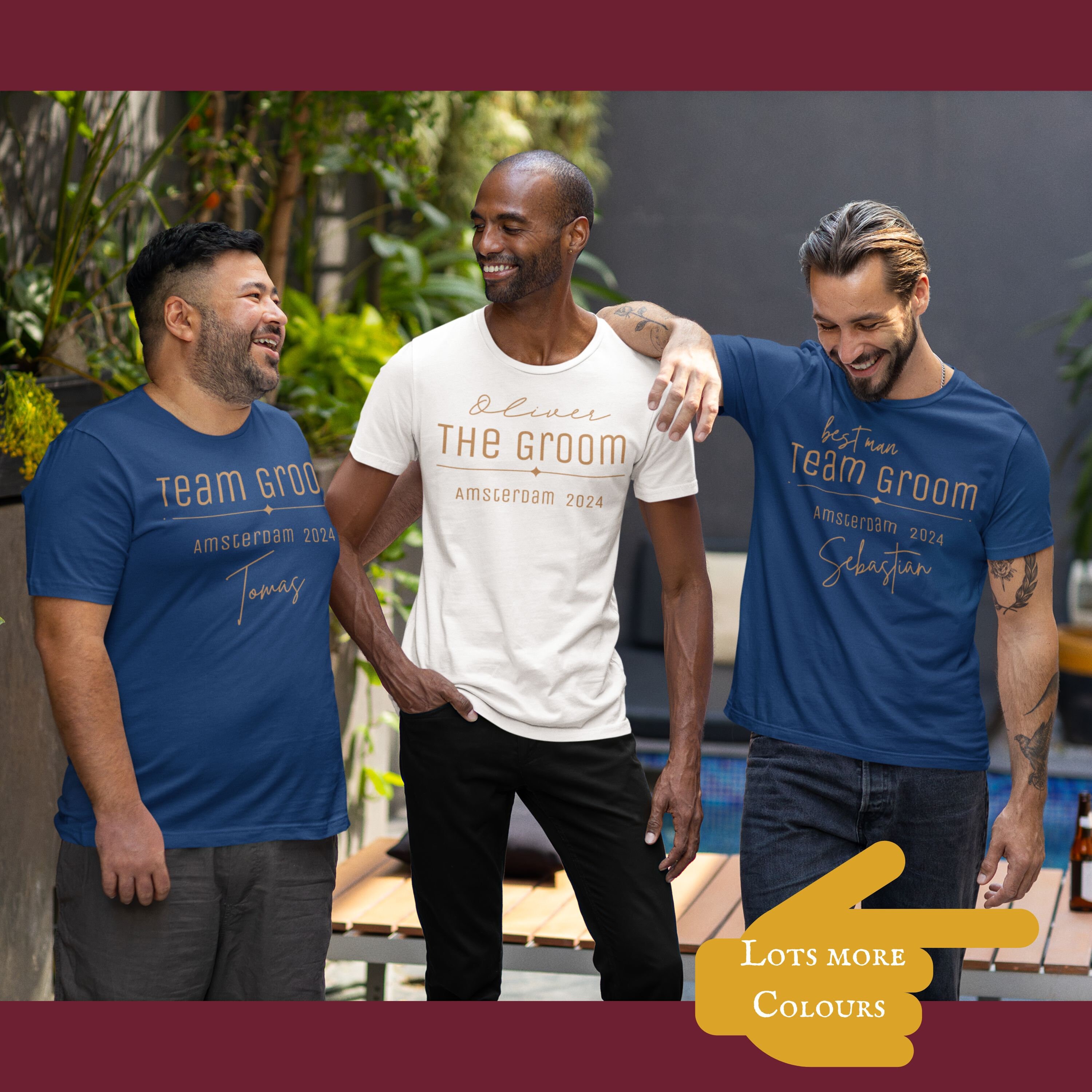 Custom Stag Party Shirts Personalized Team Groom Thirt Stag Crew Party ...