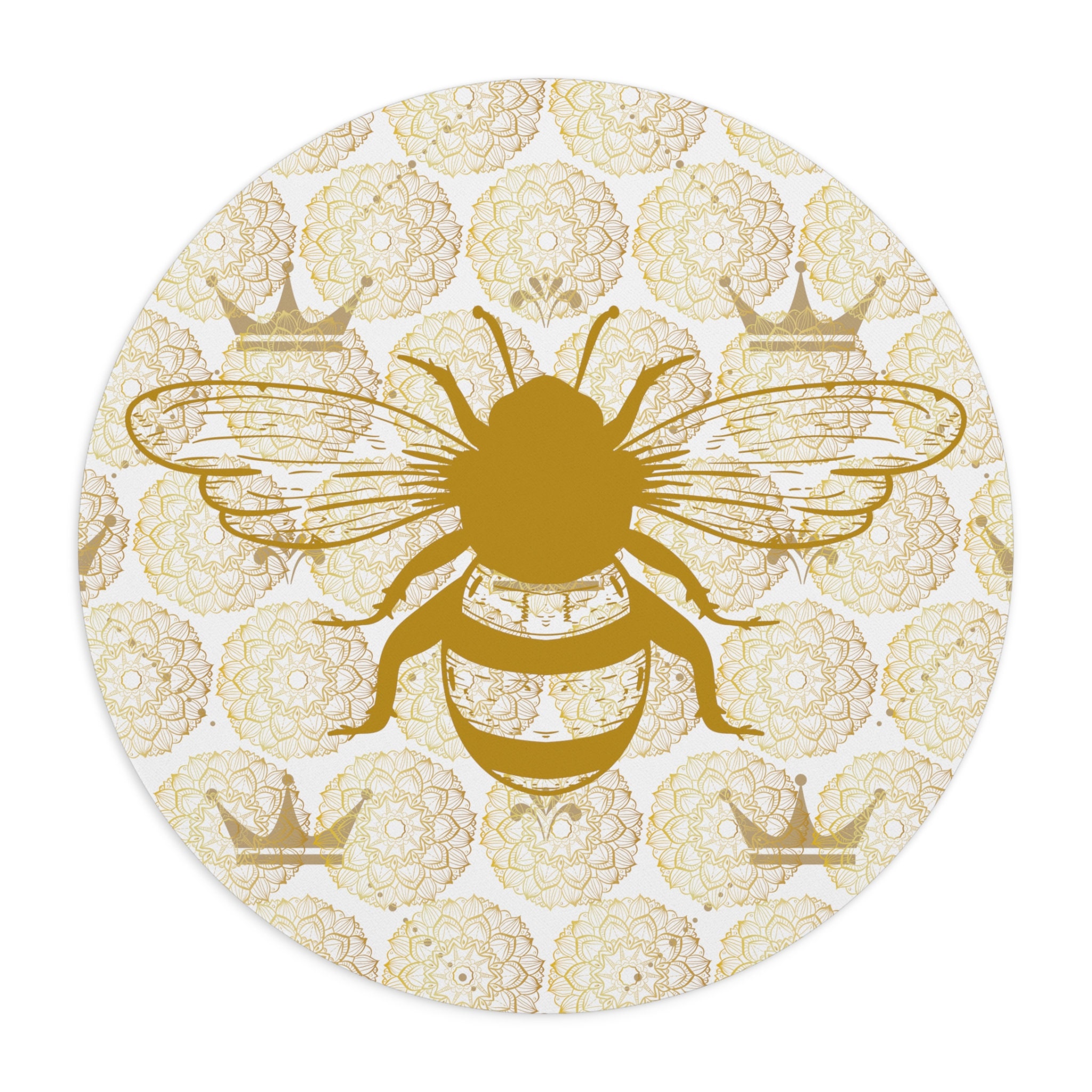 Queen Bee Mouse Pad Stunning Honey Bee Print Aesthetic - Etsy