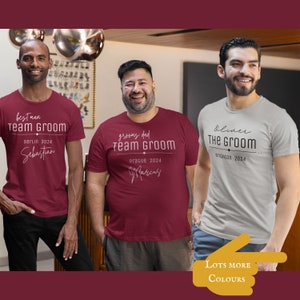 Custom Stag Party Shirts Personalized Team Groom Thirt Stag Crew Party ...