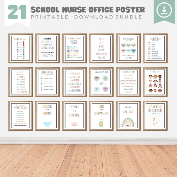 School Nurse Posters - Etsy